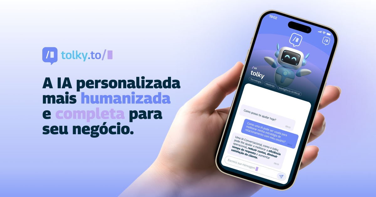 tolky.to | A IA personalizada mais humanizada e completa para seu negócio.